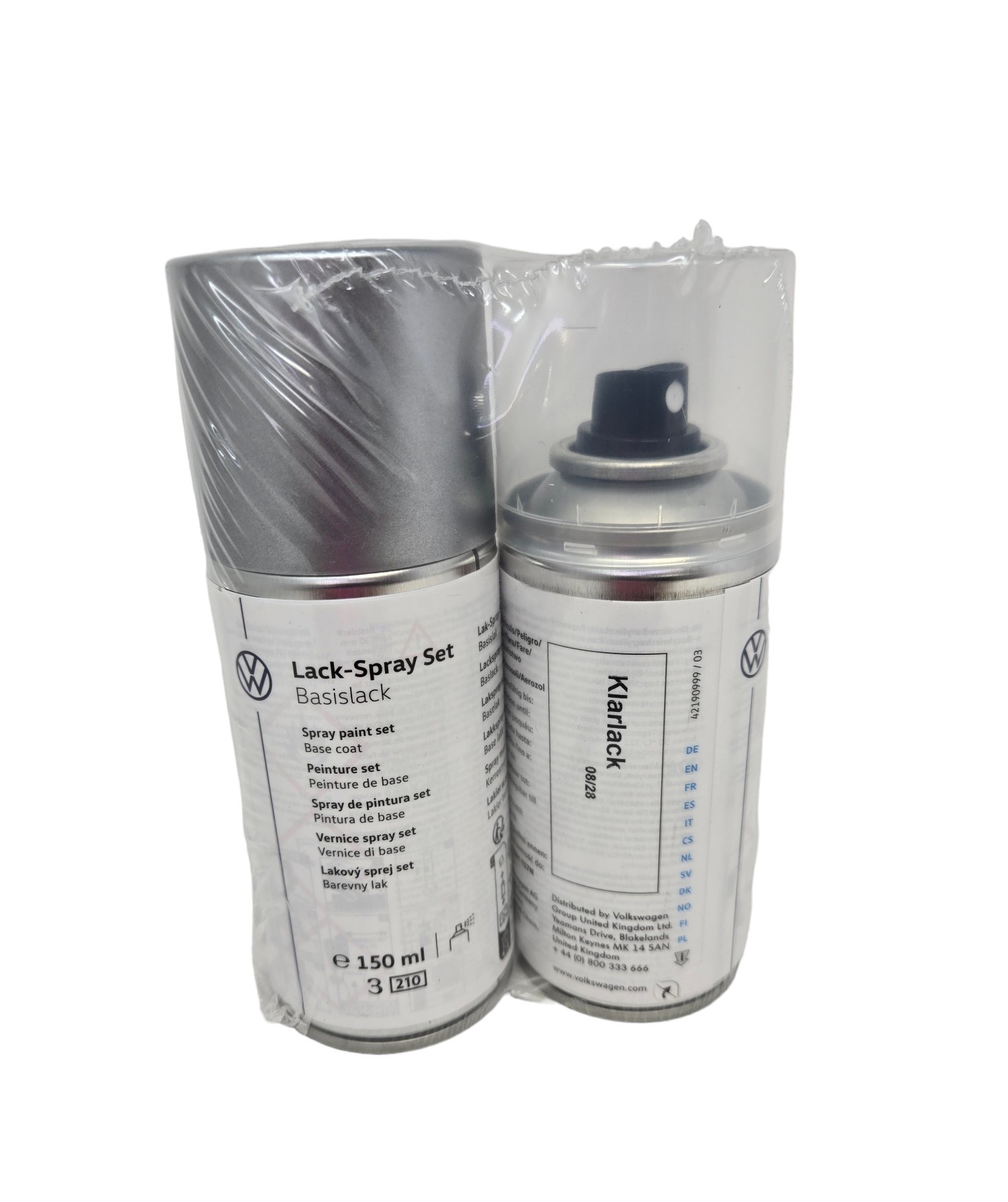 VW Lackspray Set Reflex Silber Metallic A7W LLS0M6A7W