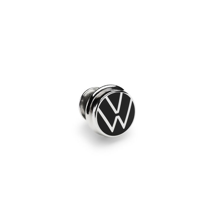 VW Ansteck Pin Silber Schwarz 000087000T Ansteckpin Anstecknadel Logo ...